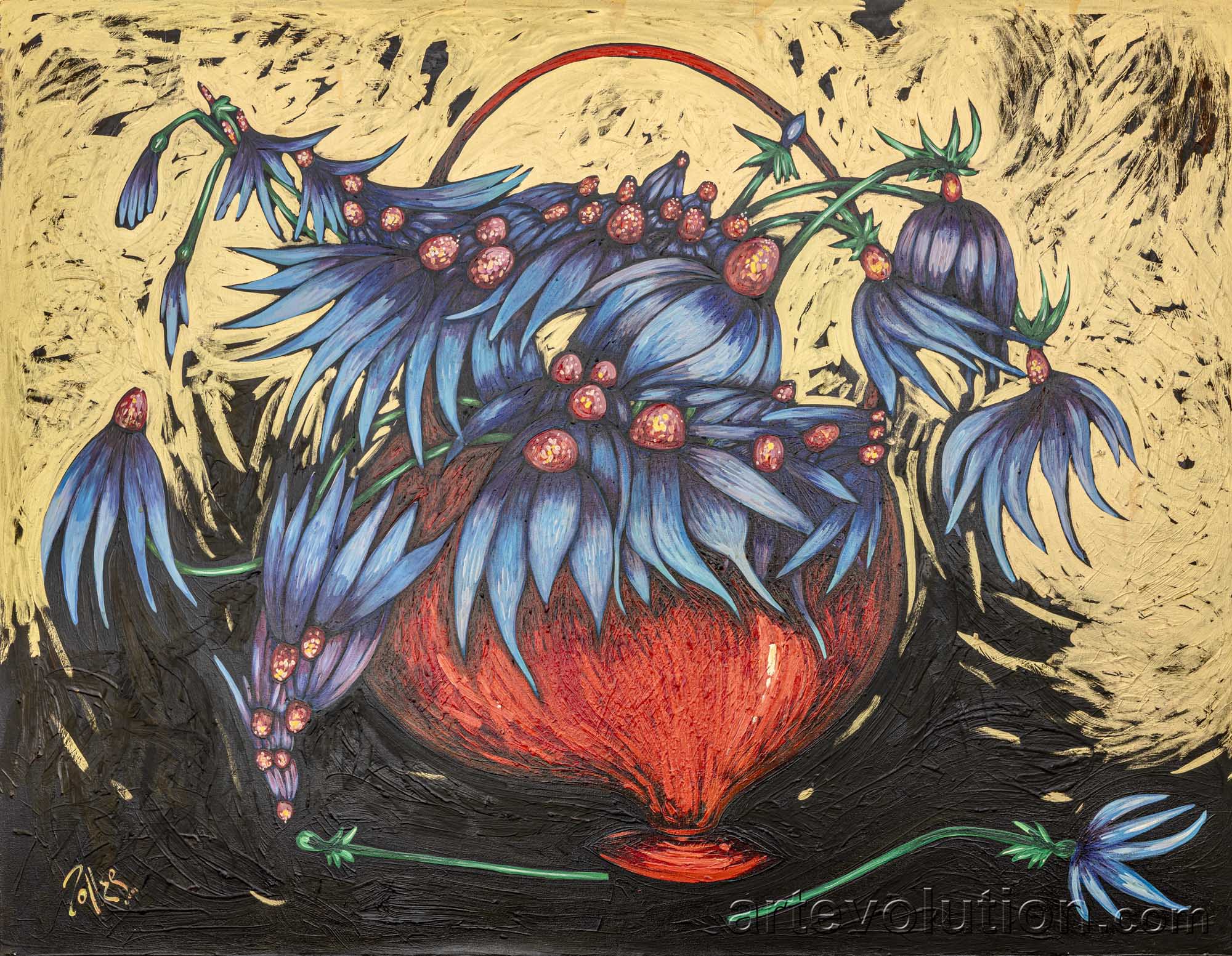 Toller Bouquet 4 by Toller Cranston