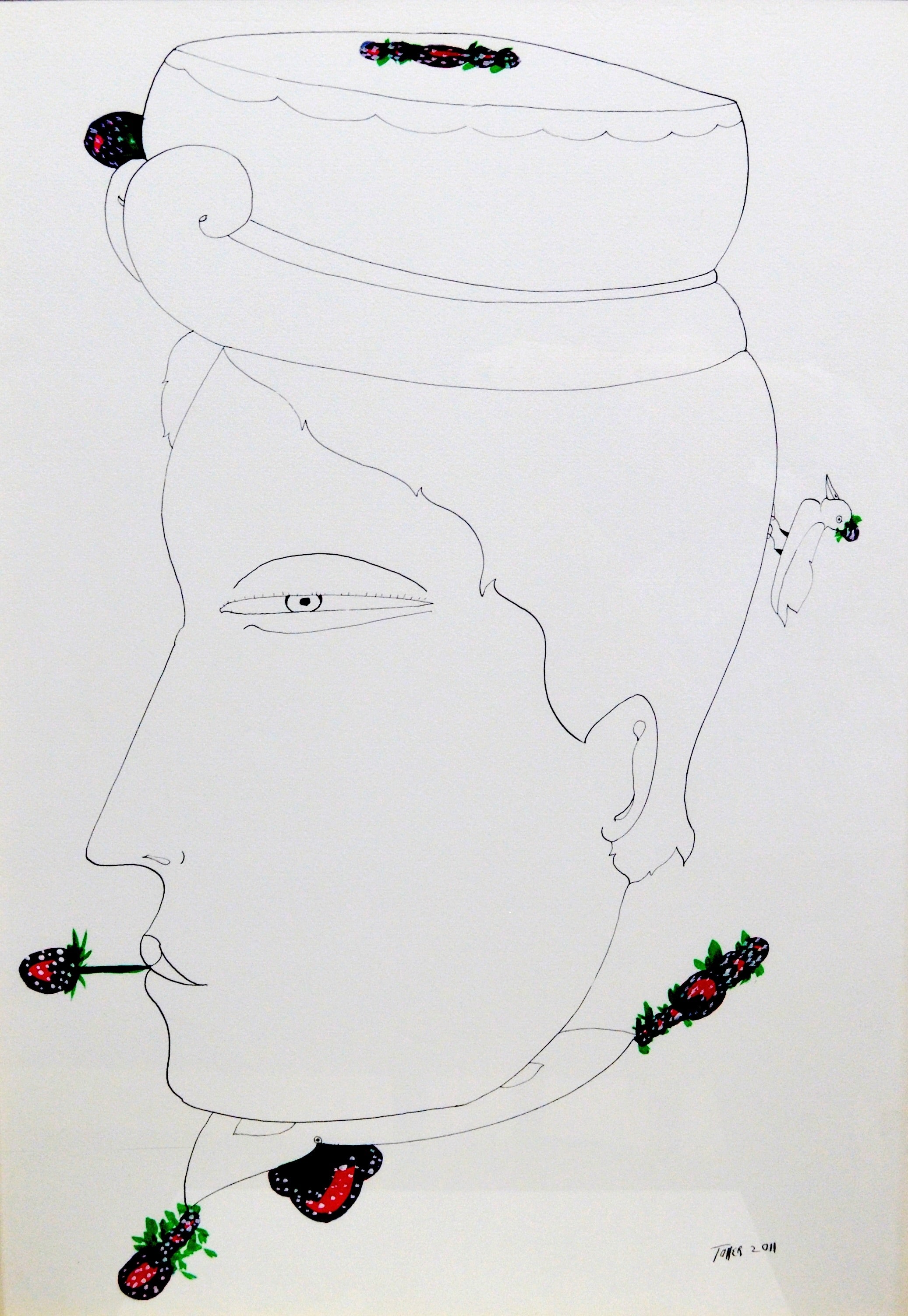 Line Drawing 19 by Toller Cranston