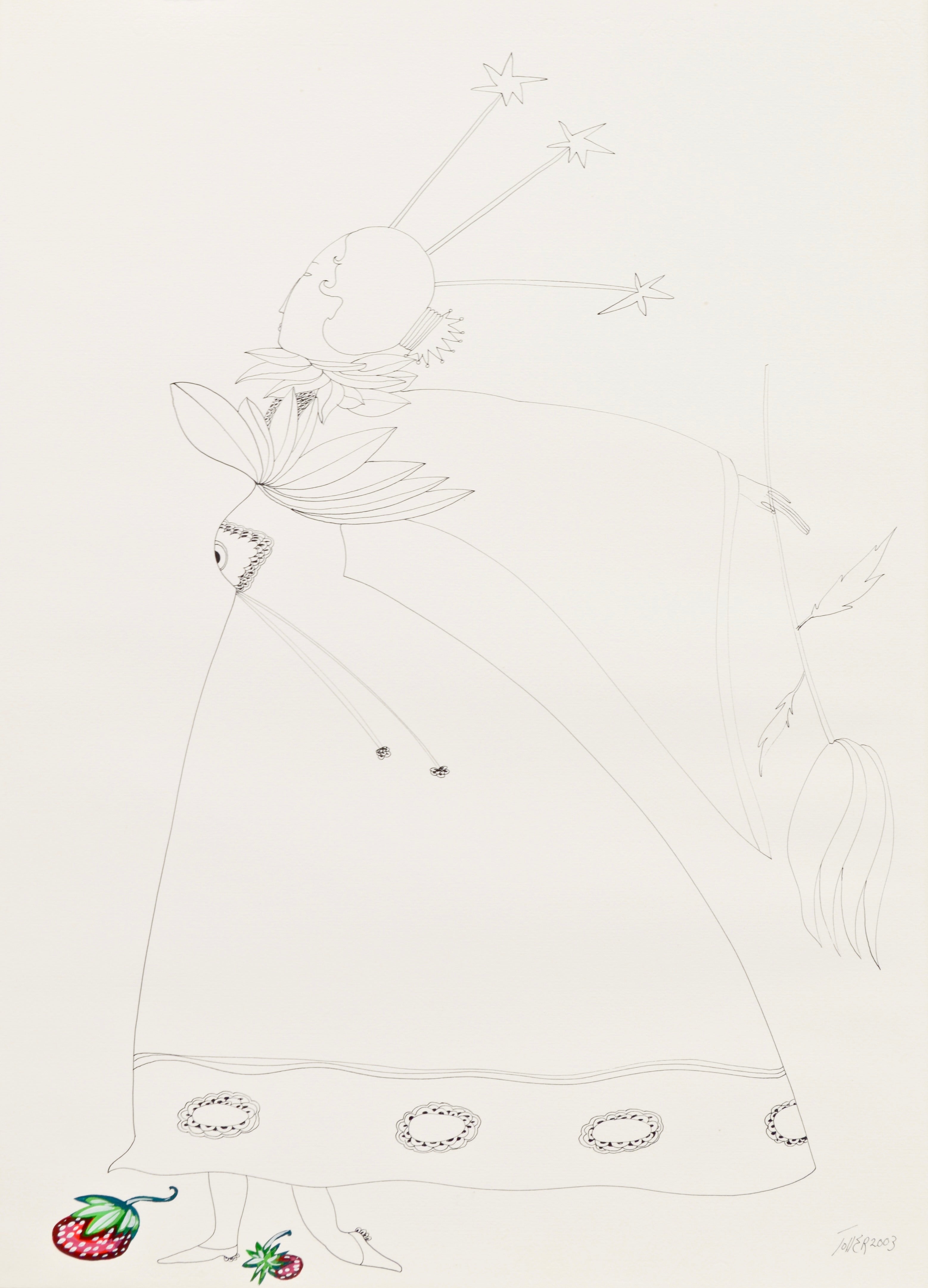 Line Drawing 4 by Toller Cranston