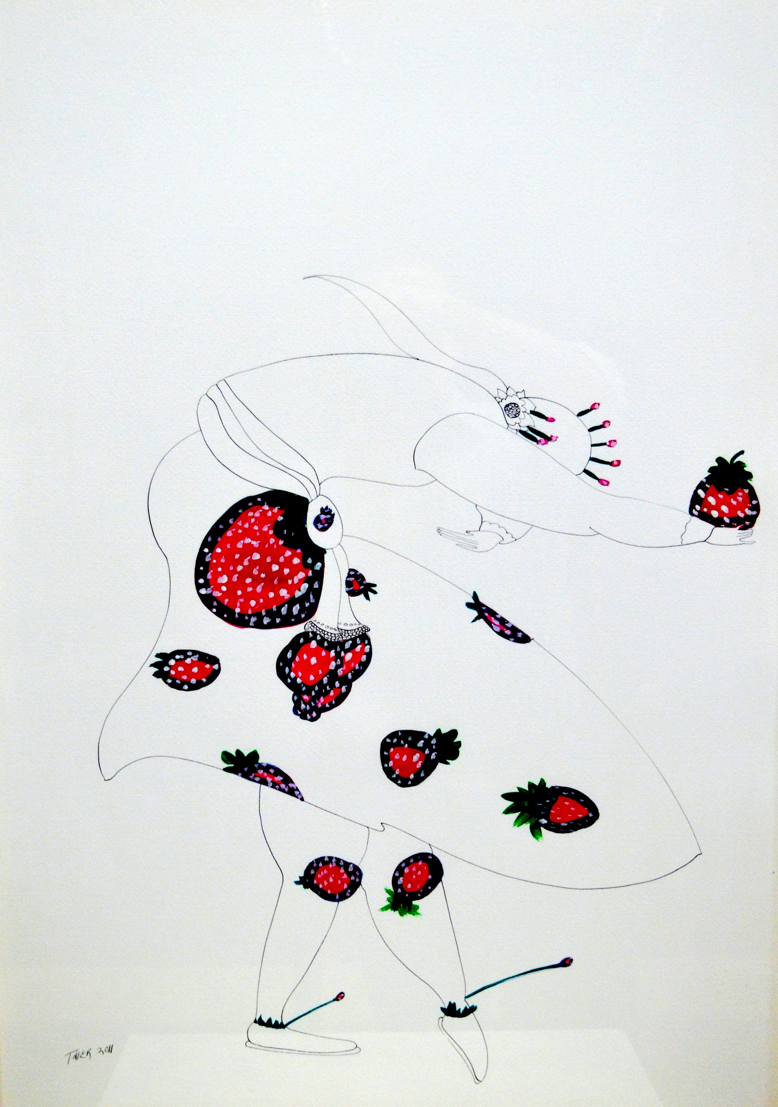 Line Drawing 8 by Toller Cranston