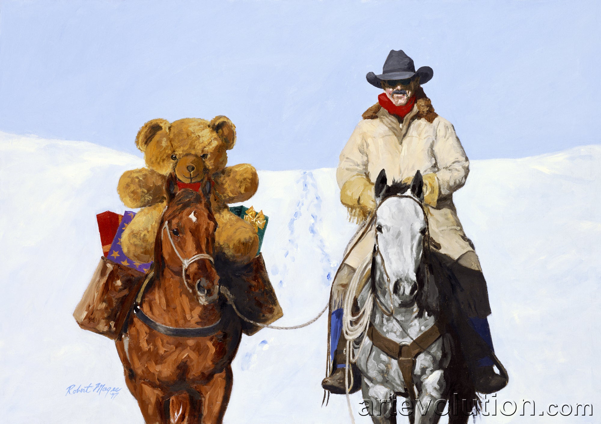 Bringing in the Christmas Present by Robert Magee