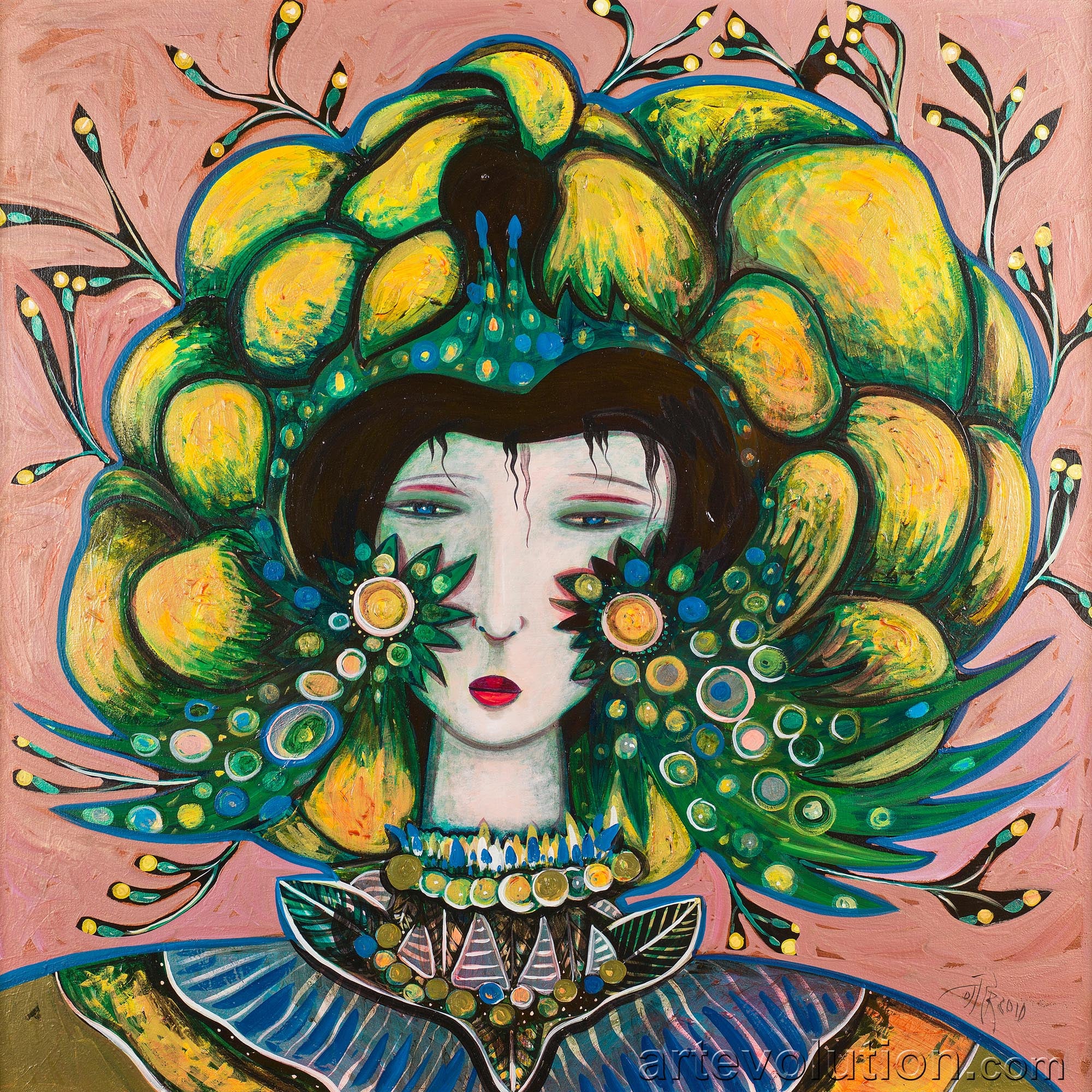 Autumn Garden by Toller Cranston